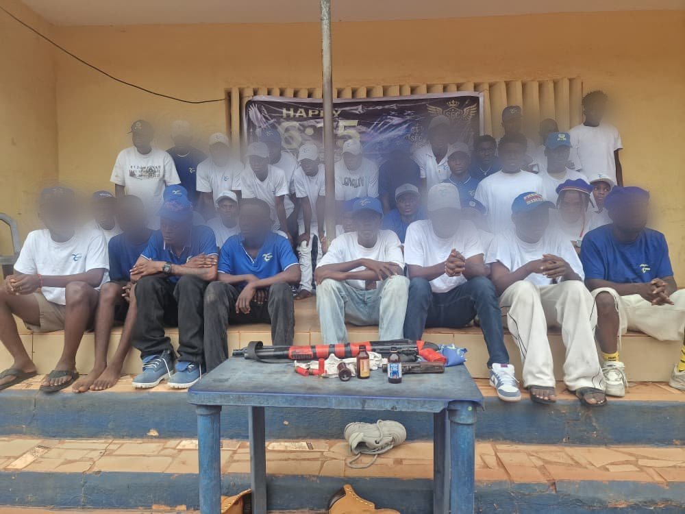 Police arrest 32 suspected cultists, recover arms, drug